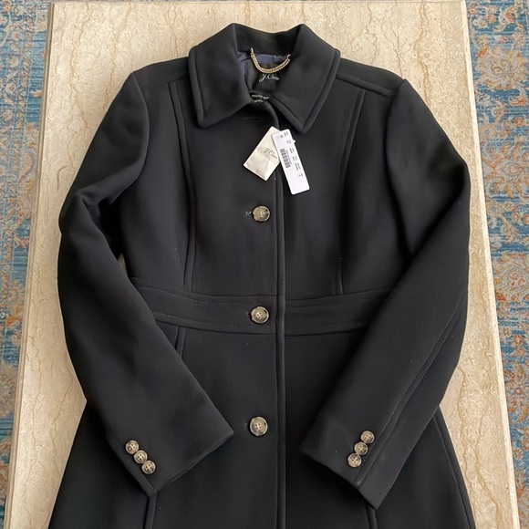 J. Crew | Jackets & Coats | Nwt J Crew Lady Day Topcoat In Italian ...